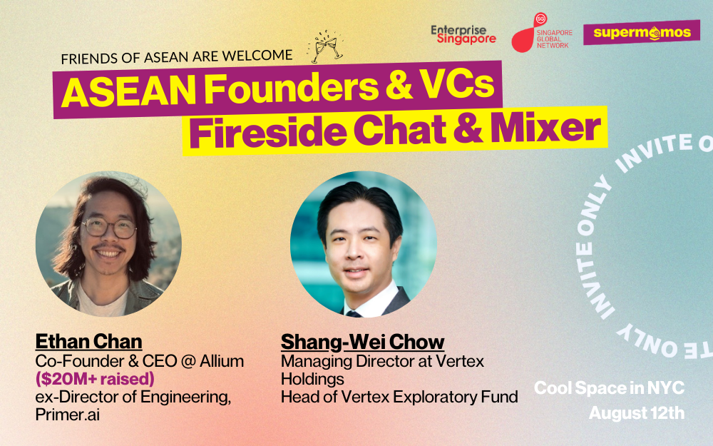 ASEAN Founders & VCs Fireside Chat & Mixer w. Co-Founder & CEO of ...