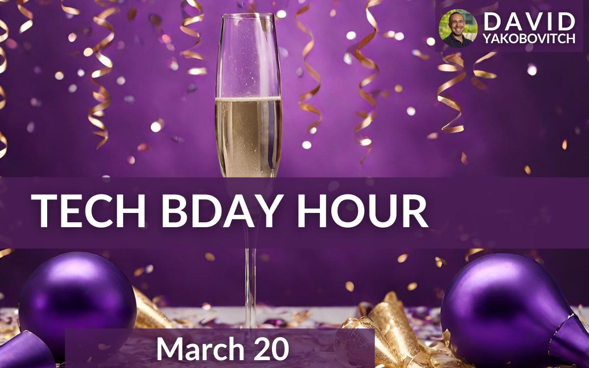 Tech Happy Birthday Hour 🎂 | NYC Tech Events