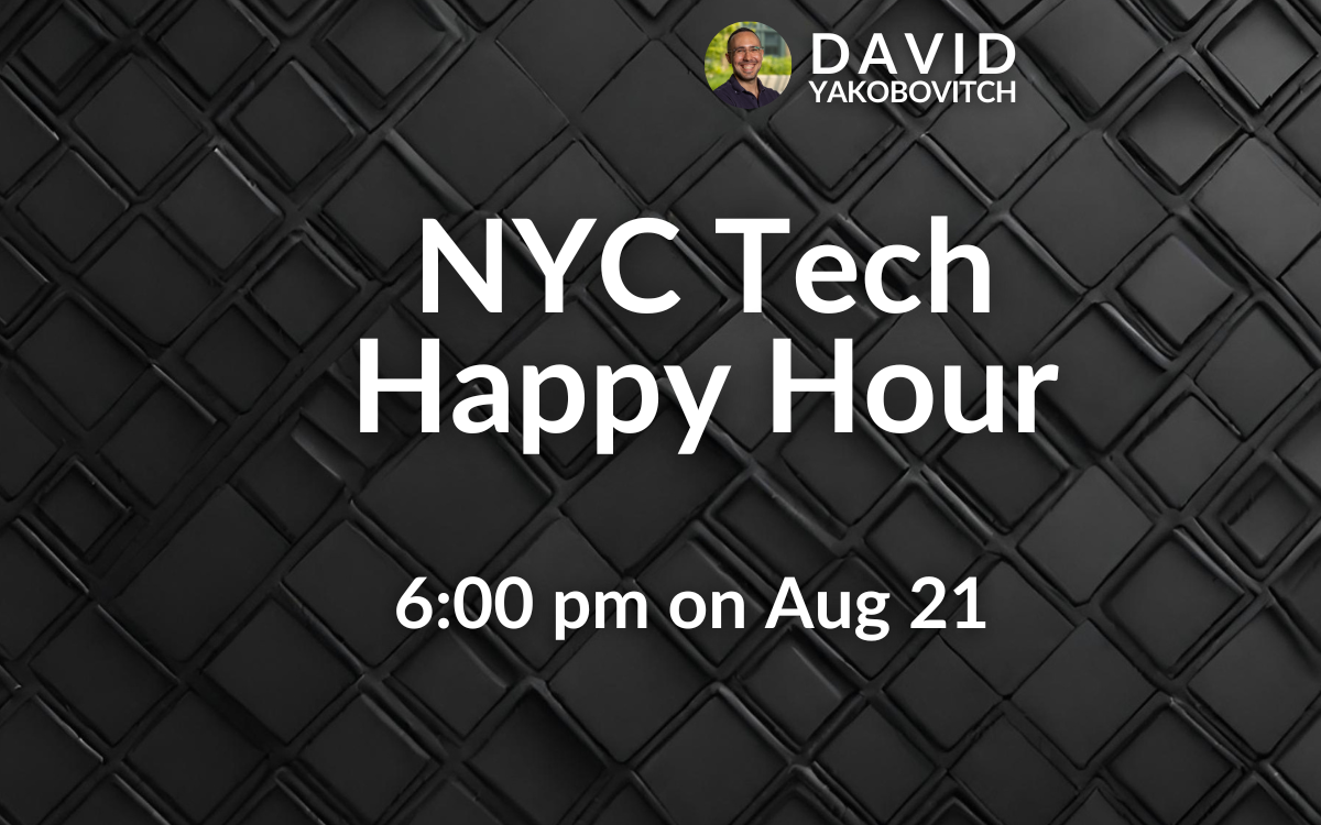 NYC Tech Community Happy Hour