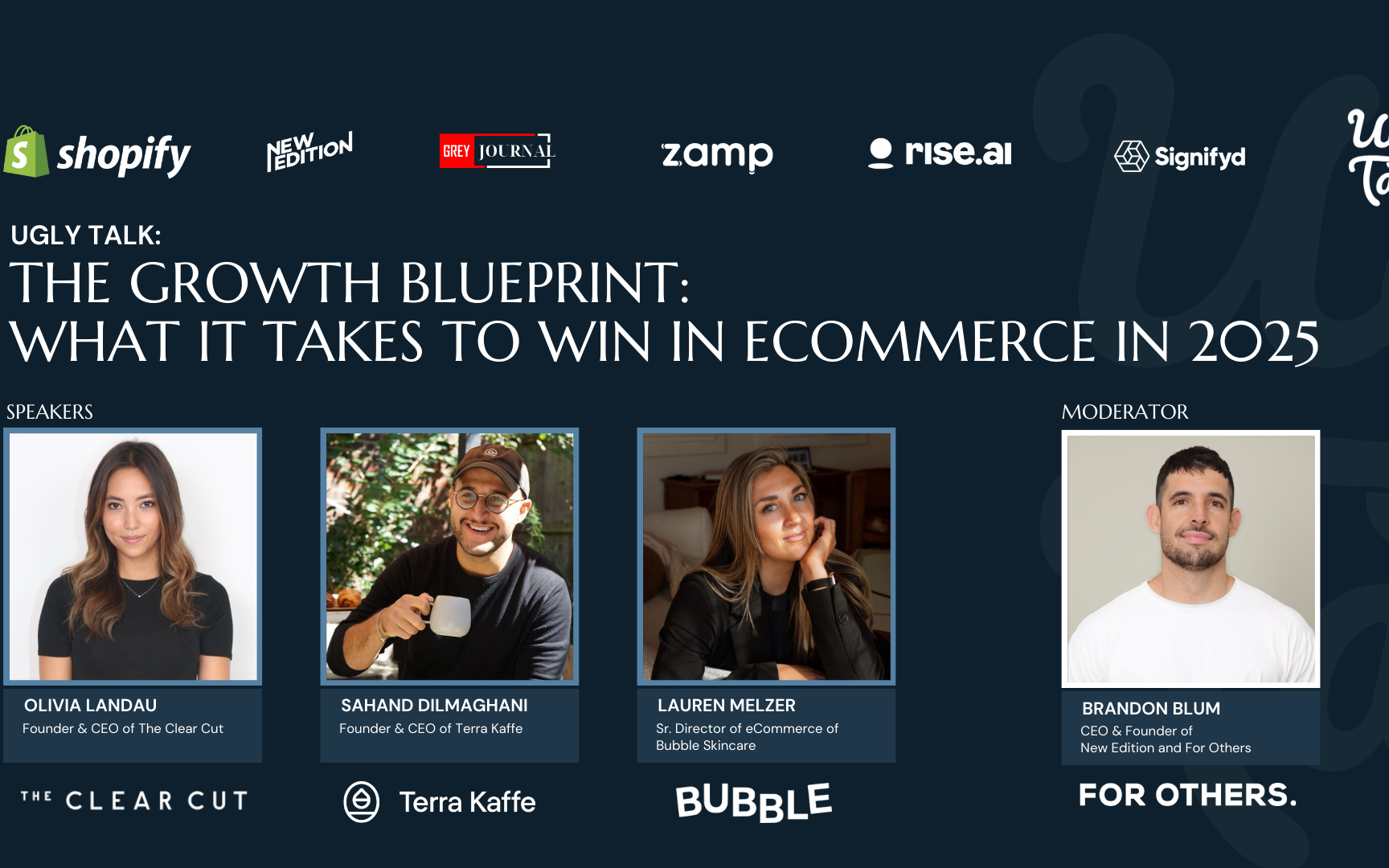 Ugly Talk: What it takes to win in ecommerce in 2025 | NYC Tech Events